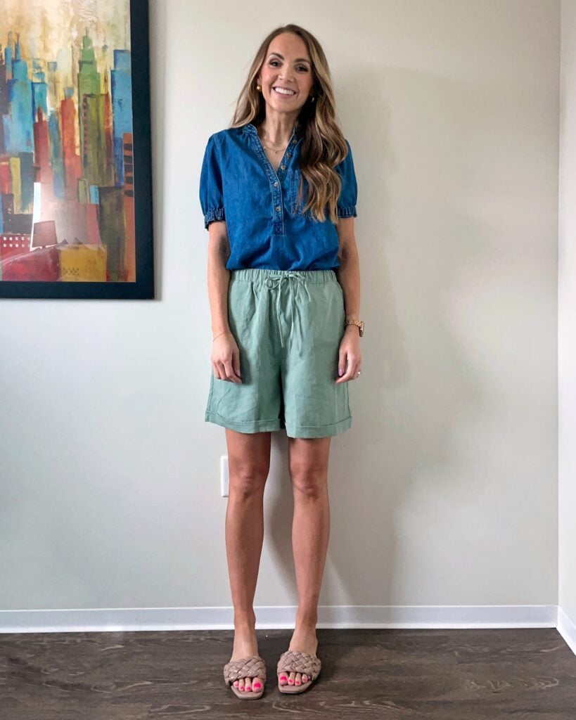 How to Style Non-Denim Shorts - Merrick's Art