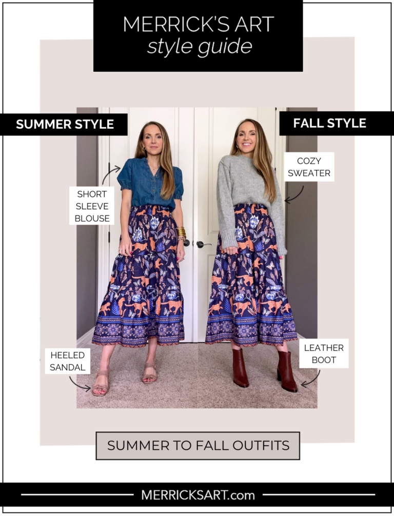 4 Ways to Transition an Outfit From Summer to Fall - Merrick's Art