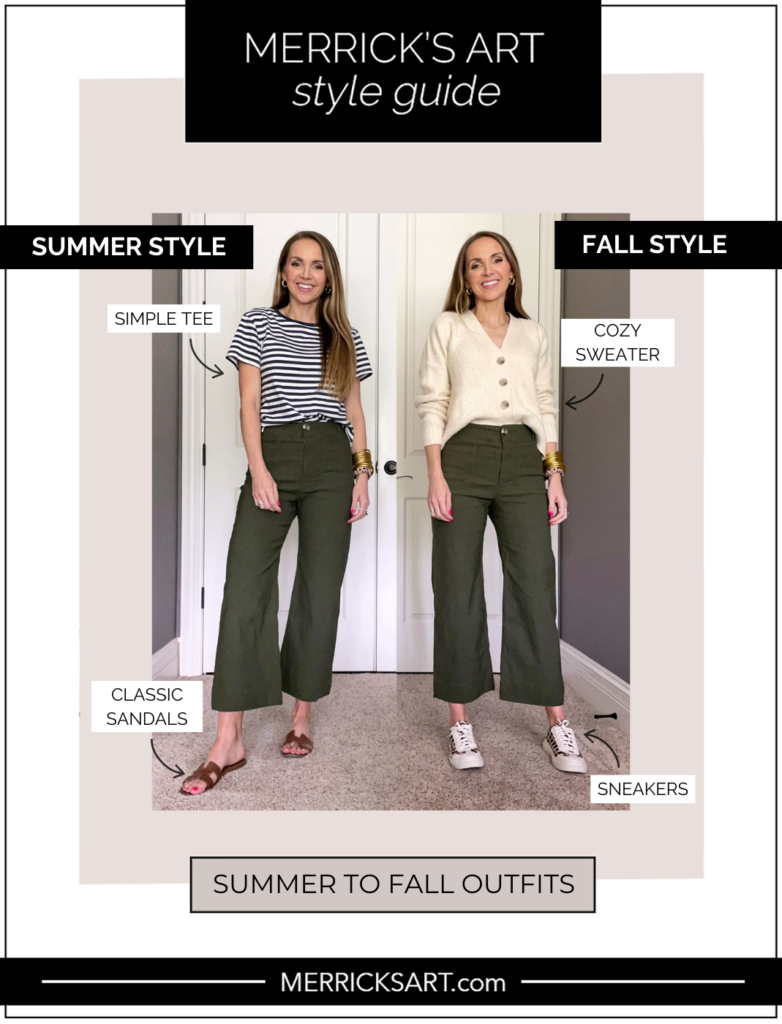 4 Ways to Transition an Outfit From Summer to Fall - Merrick's Art