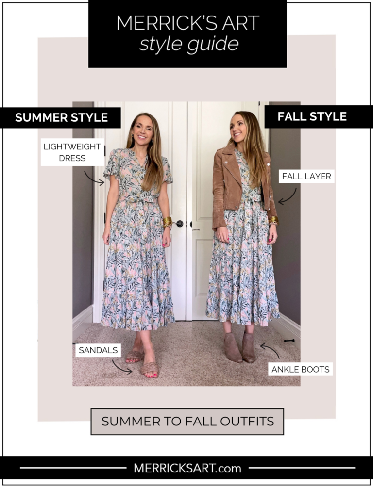 4 Ways to Transition an Outfit From Summer to Fall - Merrick's Art