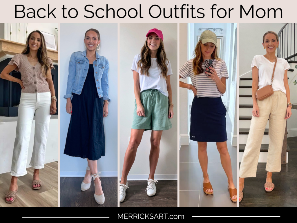 Back to School Outfits for Mom - Merrick's Art