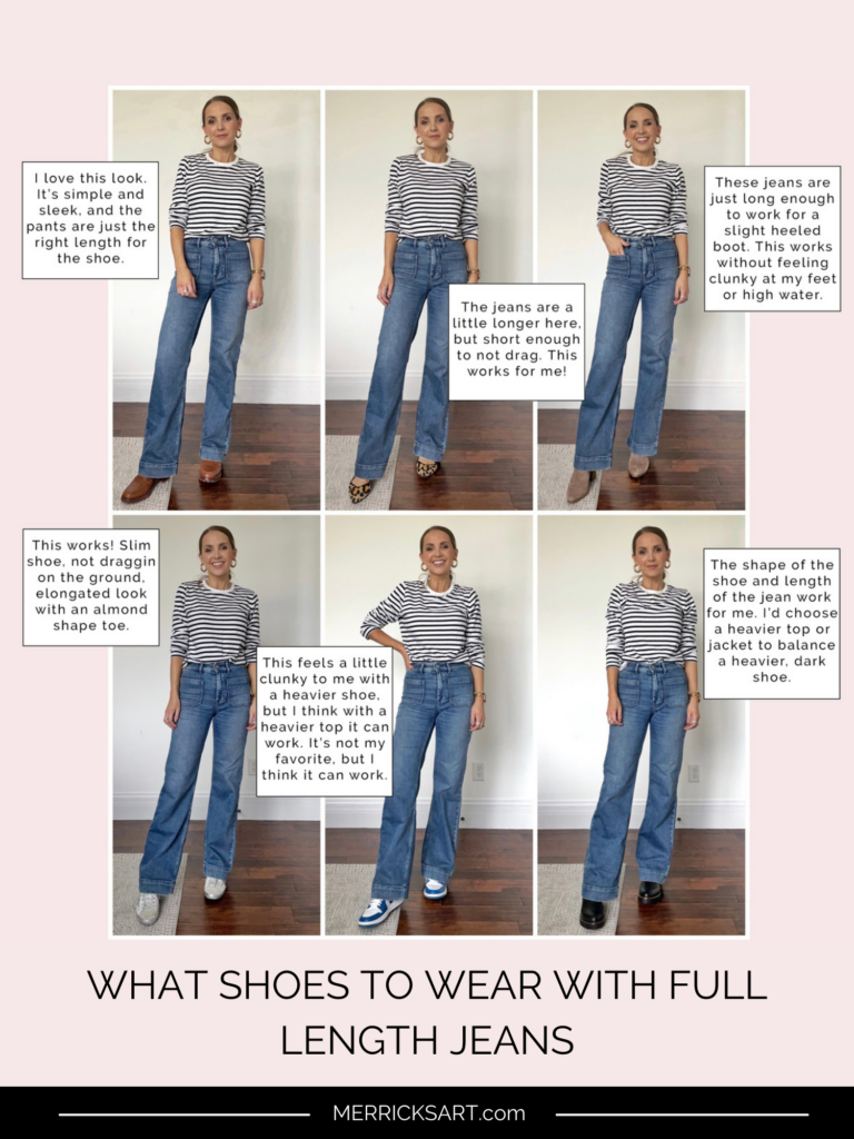 What Shoes to Wear With Full-Length Jeans - Merrick's Art