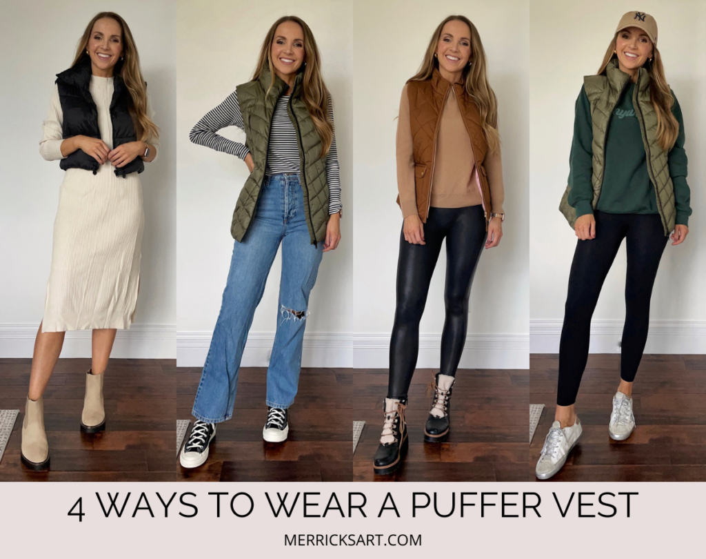How to Wear a Puffer Vest - Merrick's Art