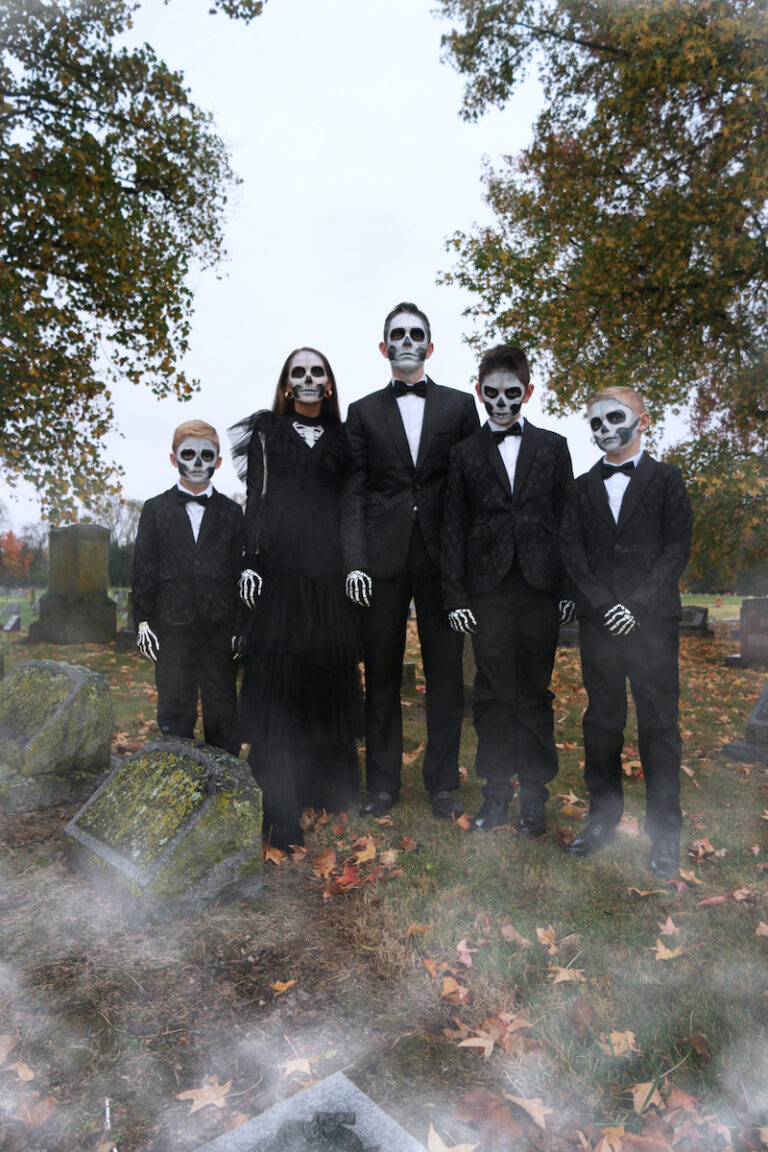 Our Family's Skeleton Halloween Costumes - Merrick's Art