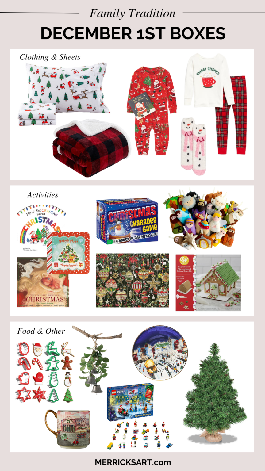 December 1st Boxes | 25 Ideas to Include in Your Christmas Kick-Off Box