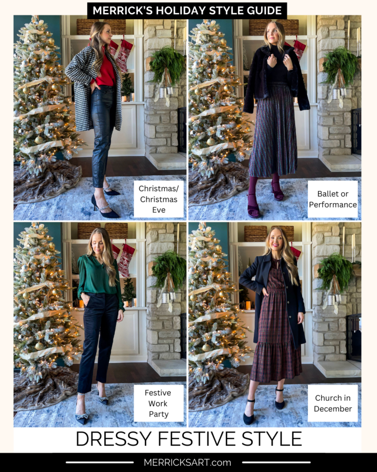 Dressy Festive Holiday Outfits: Holiday Style Guide