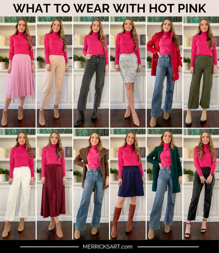 What Colors To Wear With Hot Pink - Merrick's Art
