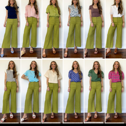 4 Cute Button Up Shirt Outfits for Spring - Merrick's Art