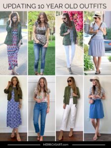 How and Why I Updated These 10 Year Old Outfits: Spring - Merrick's Art