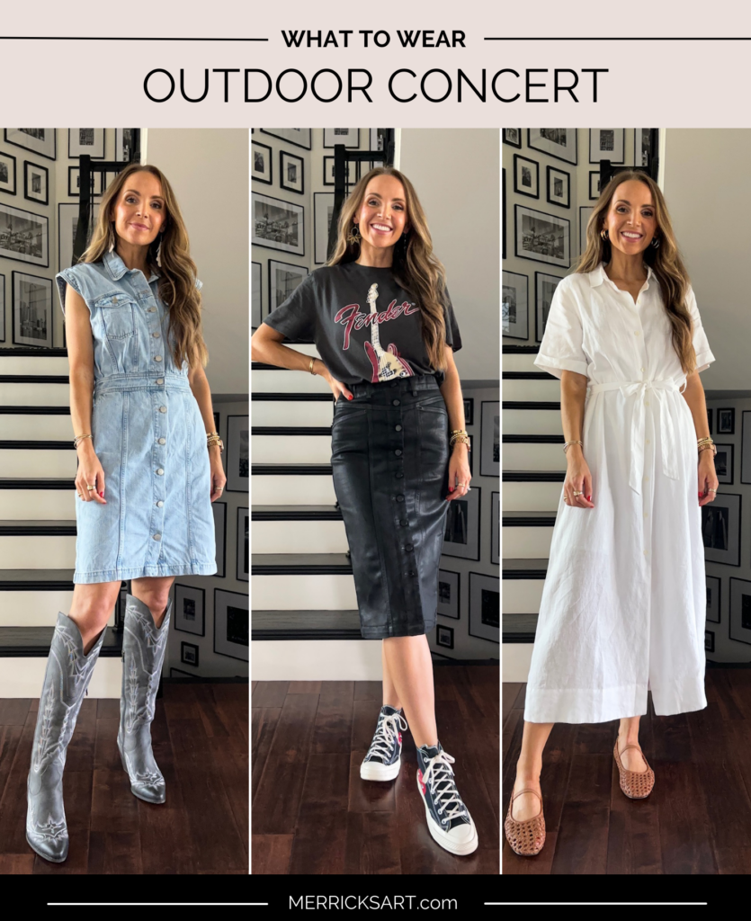 Concert Outfit Ideas (Outdoor Edition) - Merrick's Art
