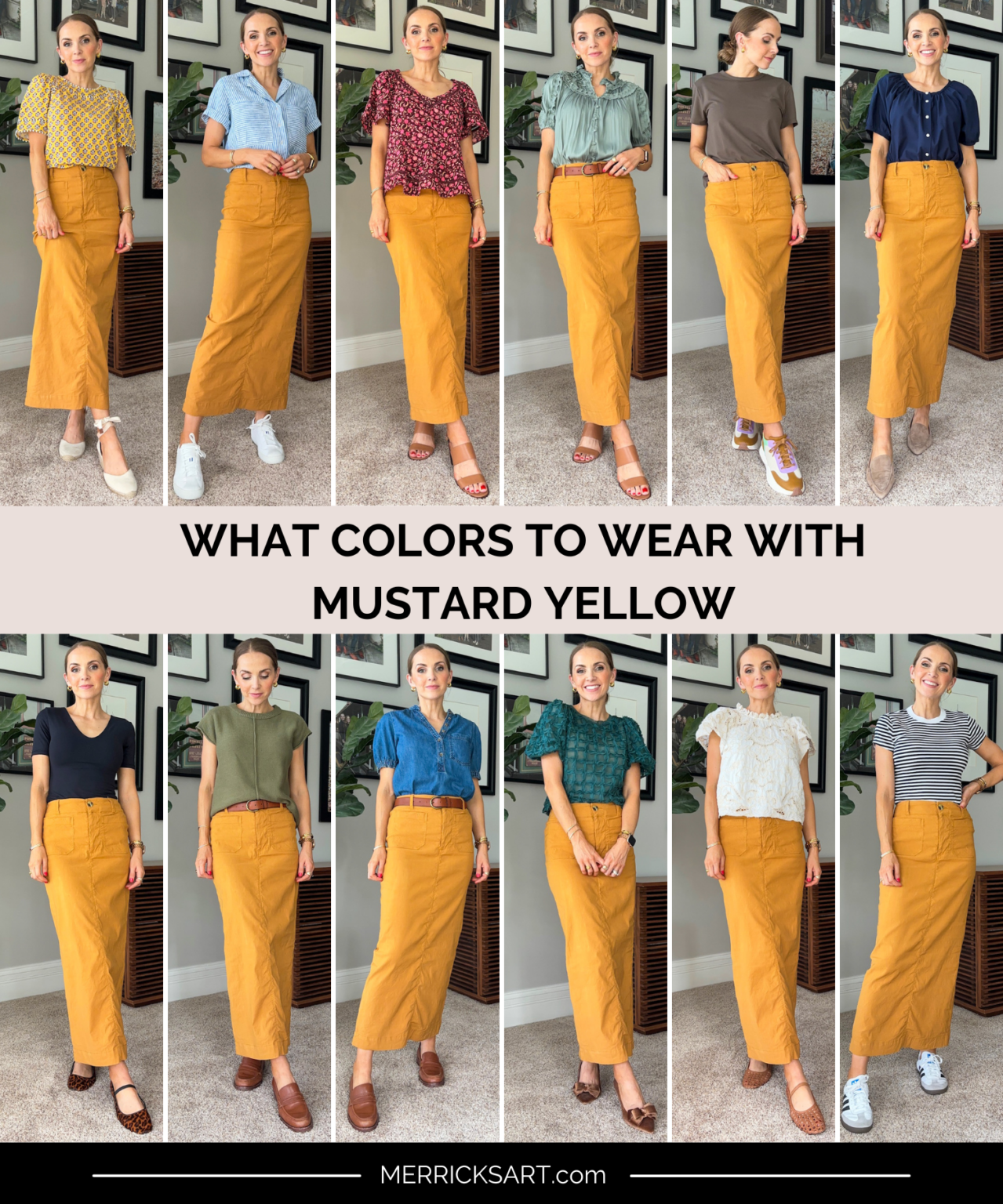 What Colors To Wear With Mustard Yellow - Merrick's Art