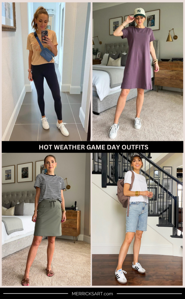 Hot Weather Game Day Outfits - Merrick's Art