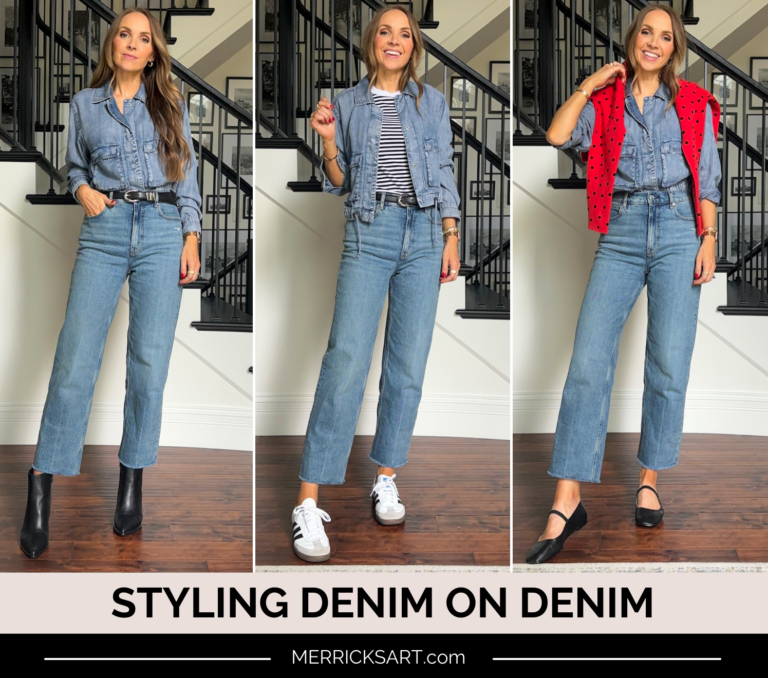 Styling the Denim on Denim Trend - Merrick's Art