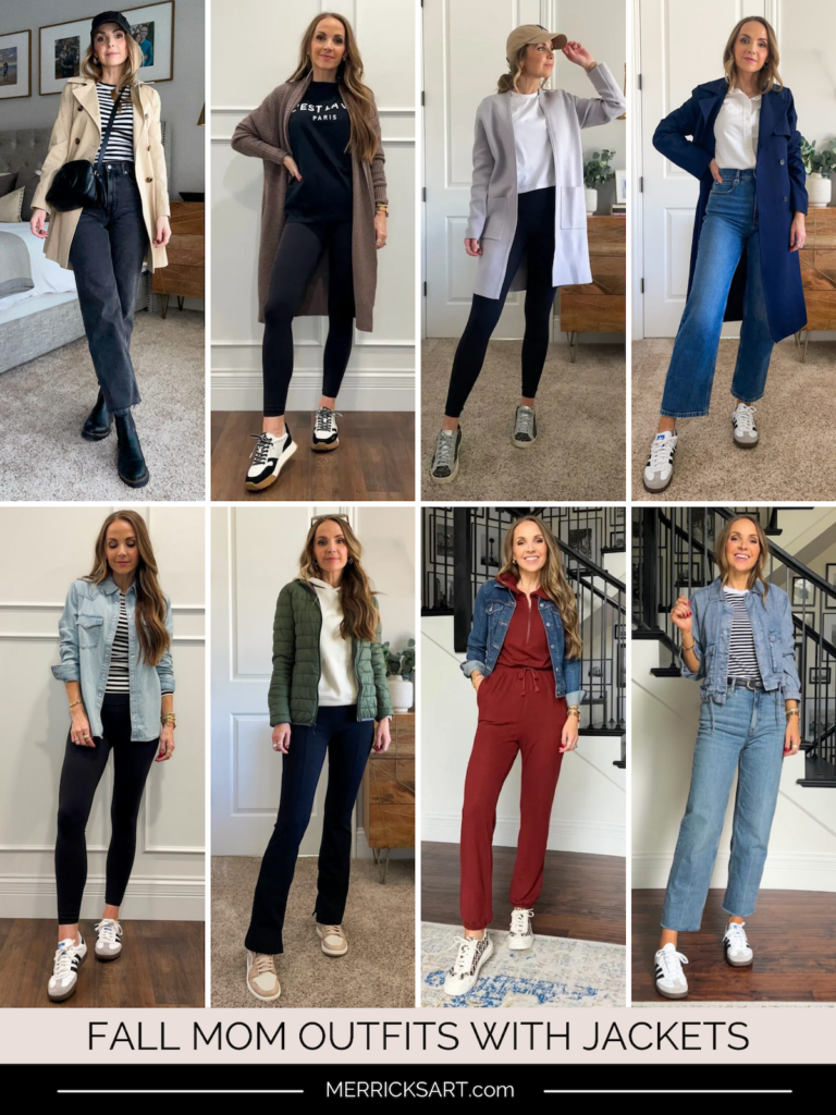 Fall Mom Outfits With Jackets - Merrick's Art