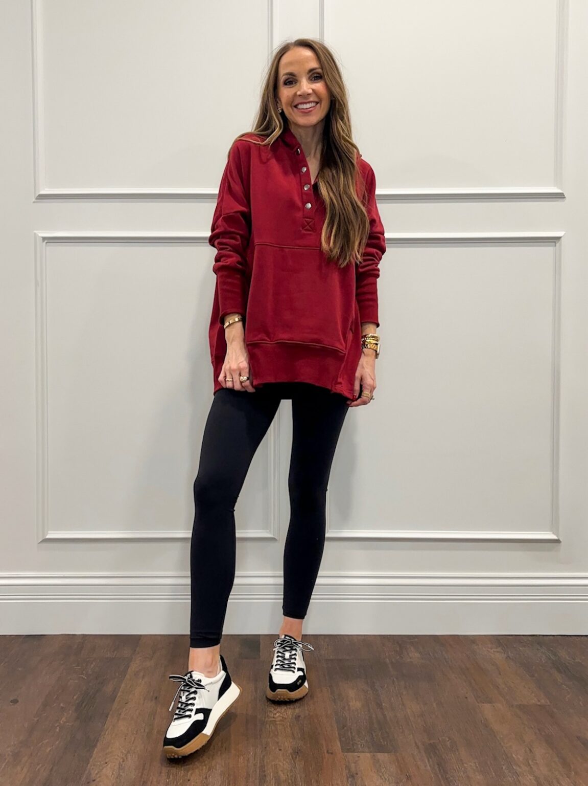 Athleisure Fall Mom Outfits - Merrick's Art
