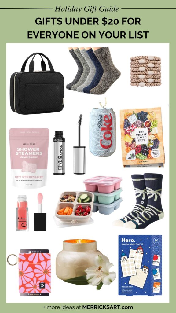 Great Gifts Under $20 For Everyone On Your List - Merrick's Art