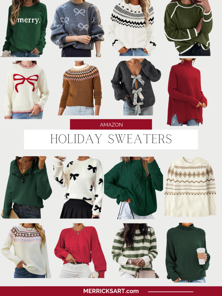 8 Different Ways to Put Together Holiday Outfits With Sweaters ...
