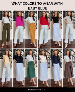 What Colors To Wear With Baby Blue - Merrick's Art