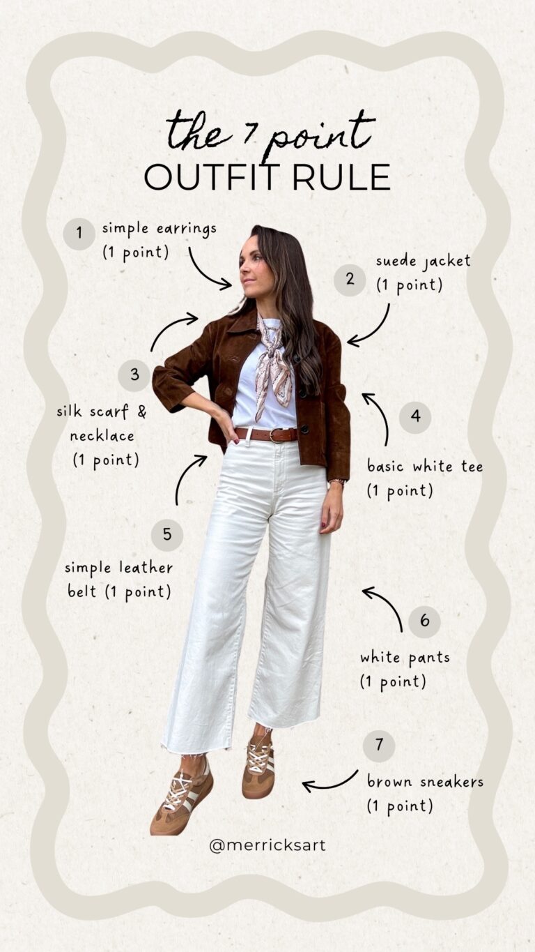 The 7 Point Outfit Rule I'm Following - Merrick's Art